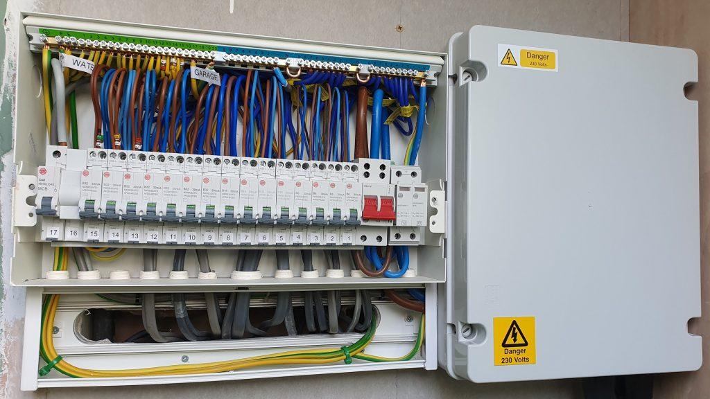 New Consumer Unit with AFDD’S – S B Electrical